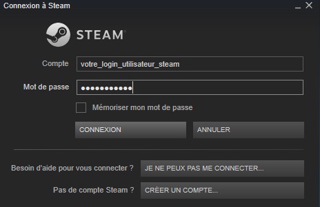 Activation d´un jeu » Activation sur Steam